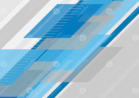 Blue Grey Tech Minimal Background Stock Vector - Illustration of modern ...