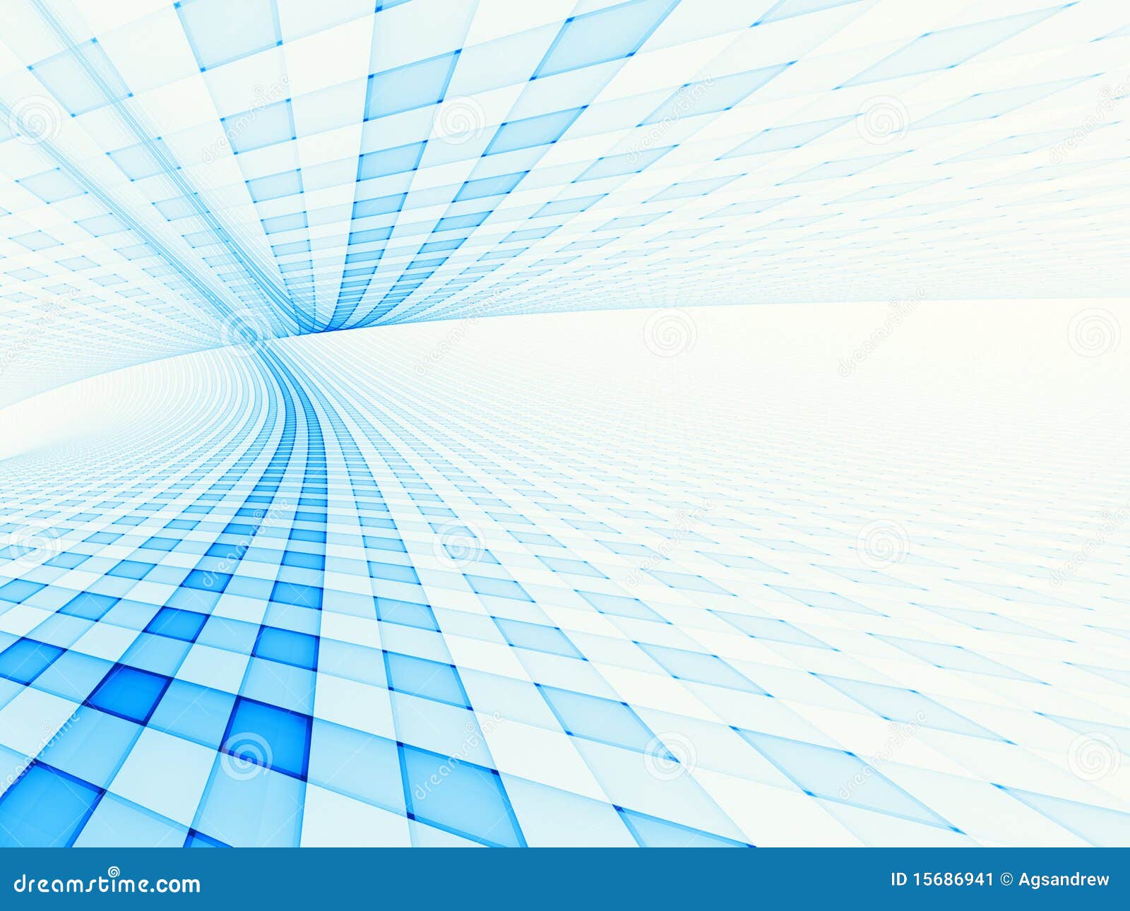 Blue grid stock illustration. Illustration of space, fluid - 15686941