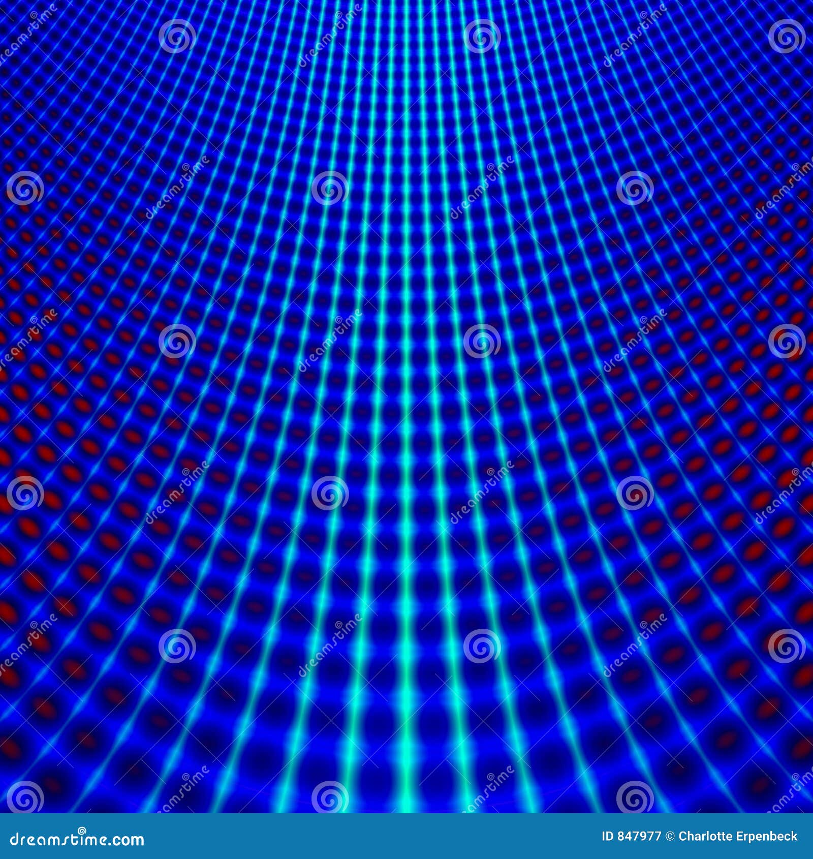 Blue Sci-fi Grid Of Digital Binary Code Information Royalty-Free Stock ...