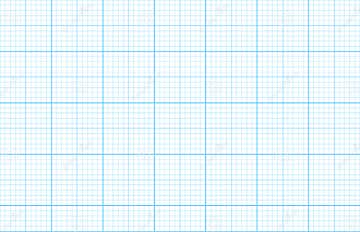 Blue Grid Paper Pattern. Checkered Sheet Template for Notebook Page in ...
