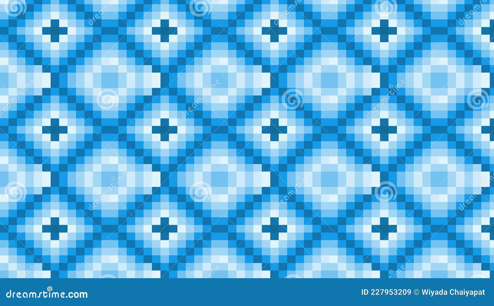 Blue Grid Pattern Arranged in Alternating Colors Stock Vector ...