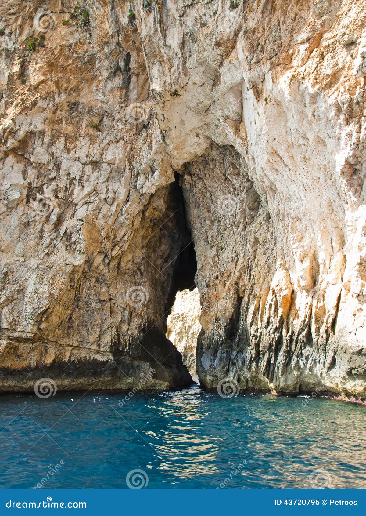 Blue Grotto, Malta stock photo. Image of grotto, gozo - 43720796