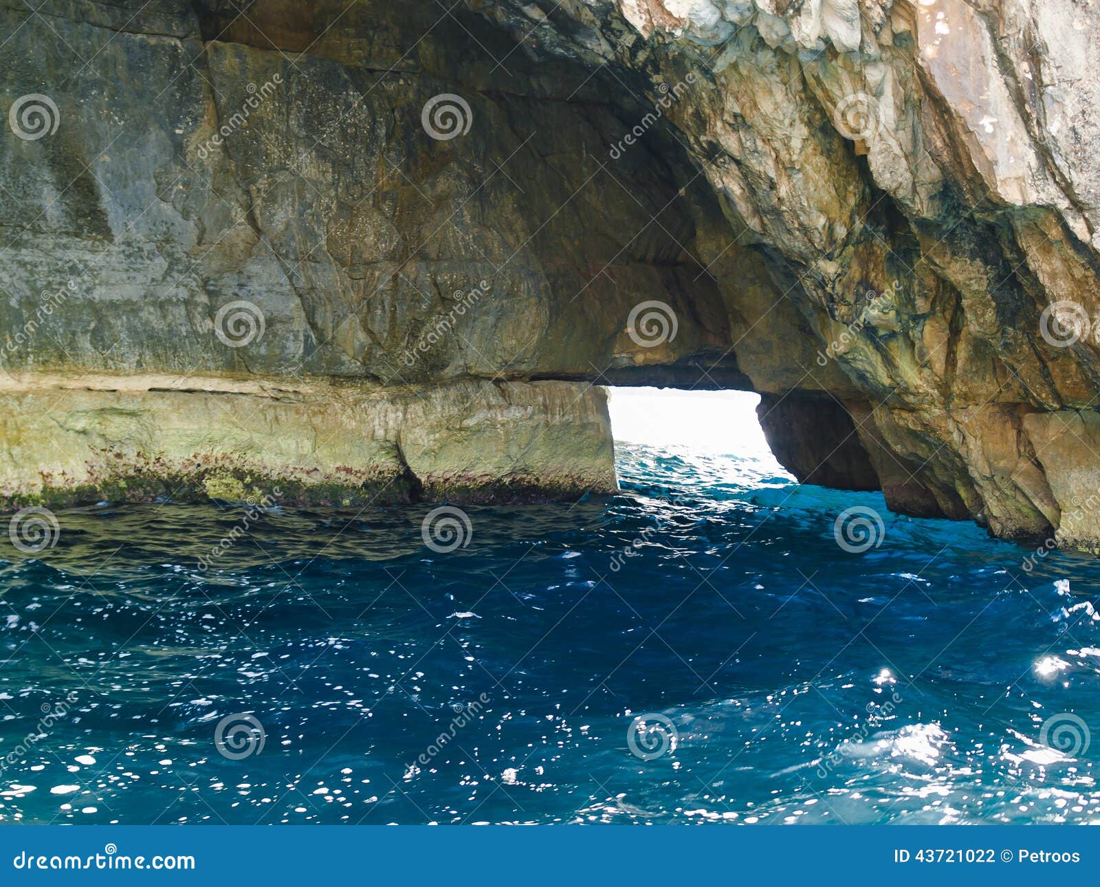 Blue Grotto, Malta stock photo. Image of view, gozo, natural - 43721022