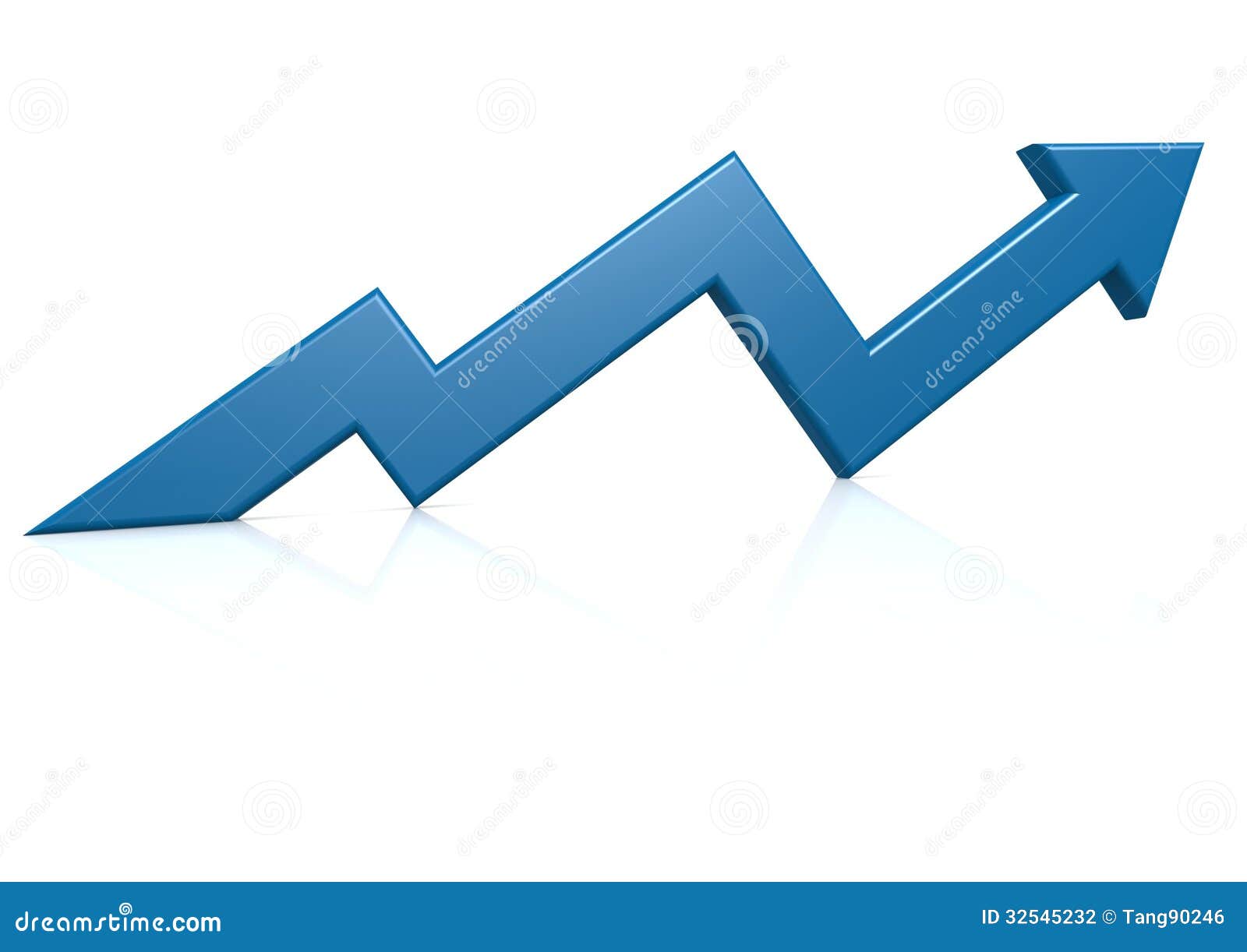 Blue Growth Arrow Stock Photography - Image: 32545232 Blue Growth Arrow Stock Photography - Image: 32545232