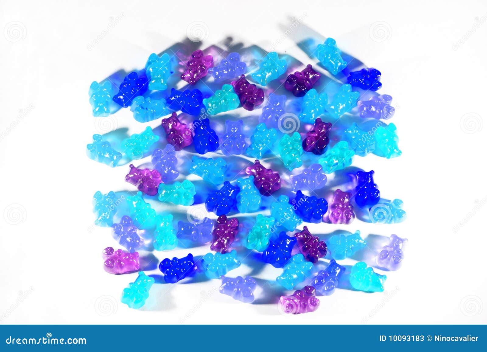 Blue Gummy Bears Editorial Stock Photo - Image: 10093183