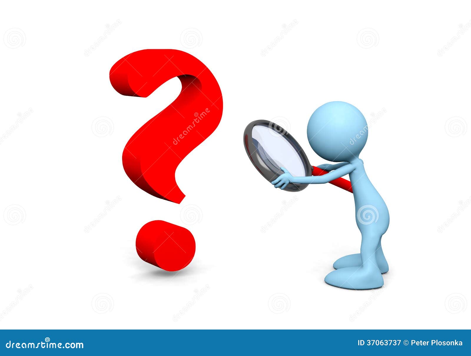 Blue guy stock illustration. Illustration of lens, human - 37063737