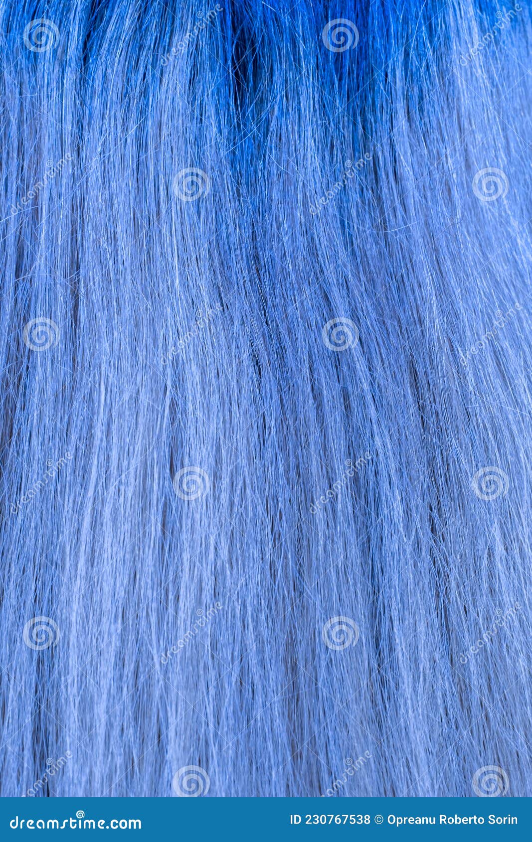 Blue Hair Texture stock photo. Image of lustrous, rear - 230767538