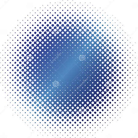 Blue Halftone Blur Shining and Metal Stock Vector - Illustration of ...