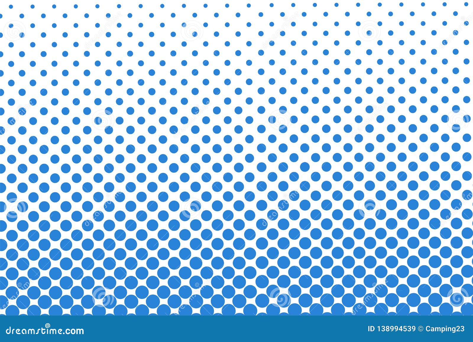 Blue Halftone Dots Pattern Background Stock Illustration - Illustration ...