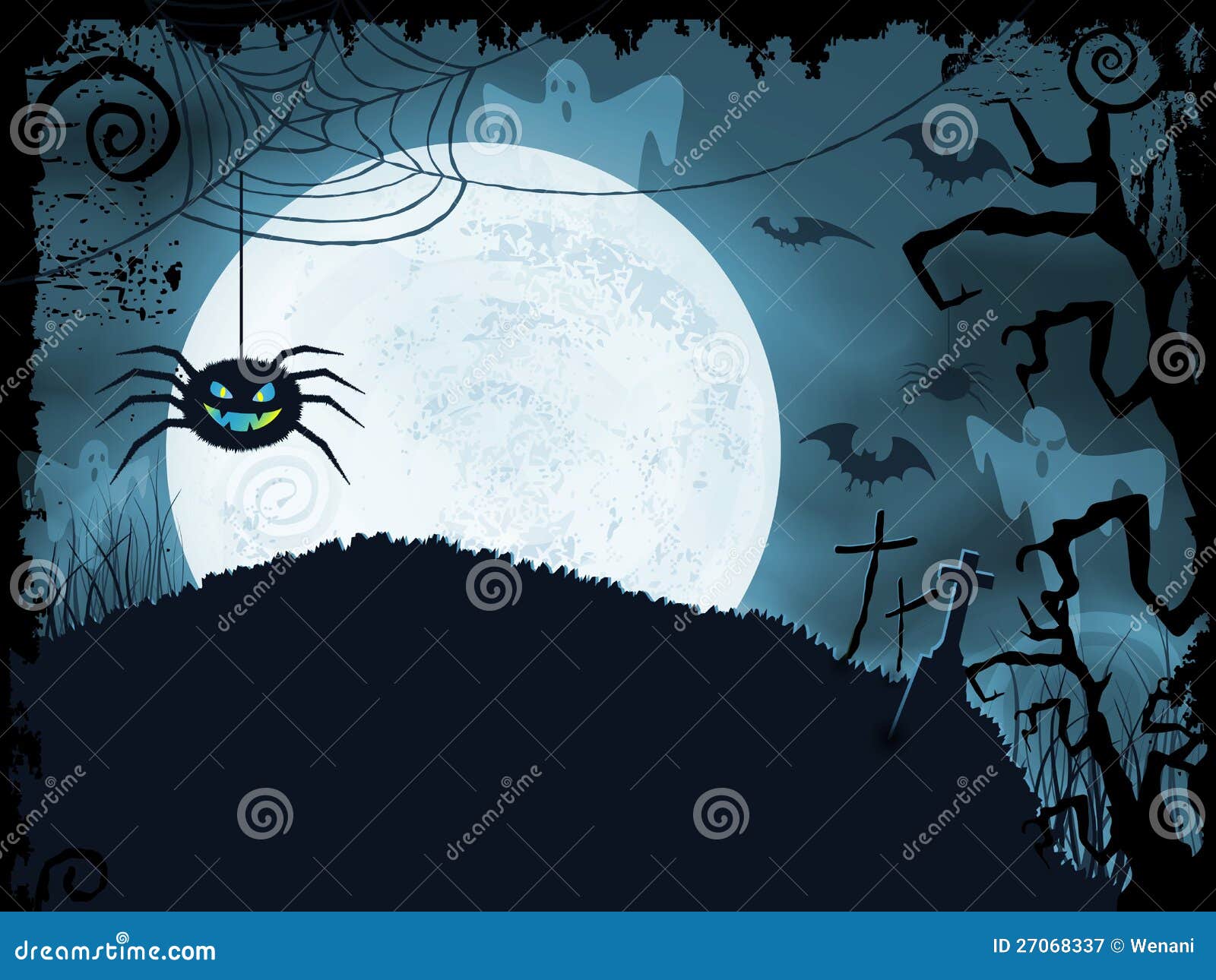 Background Blue Scary Stock Illustrations – 24,373 Background Blue ...