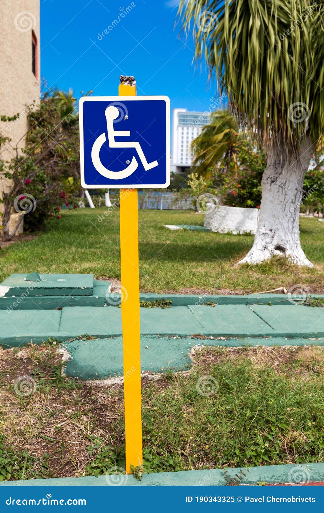 Blue Handicapped Sign with Wheelchair Stock Image - Image of restrict ...