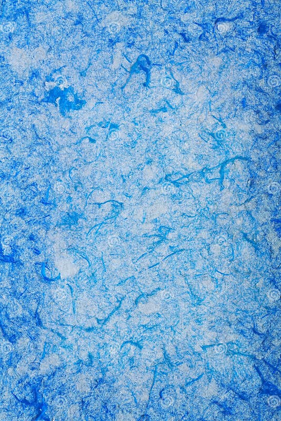 Blue Handmade Paper Texture Stock Image - Image of organic, homemade ...