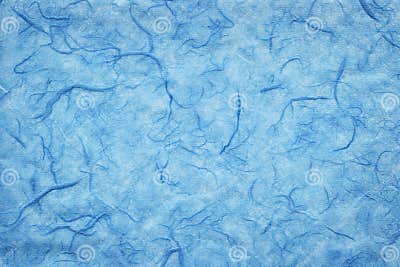 Blue Handmade Paper Texture Stock Photo - Image of handicraft, grain ...