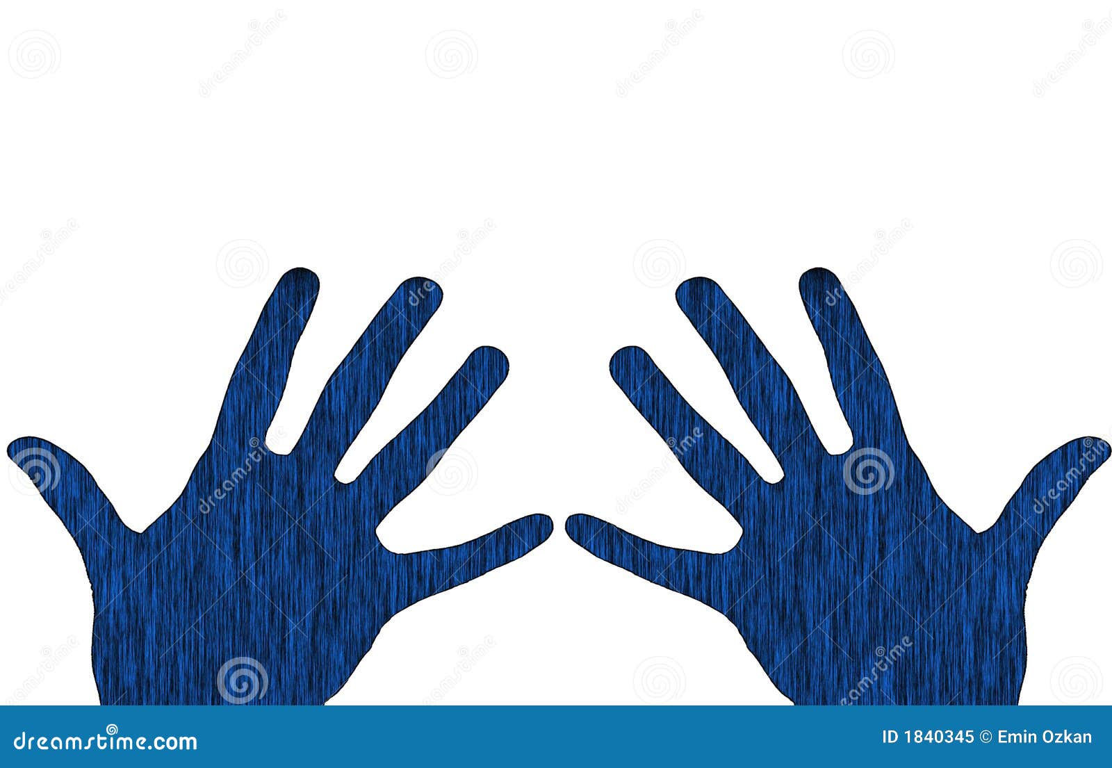 Blue hands stock image. Image of gradient, close, colorful - 1840345