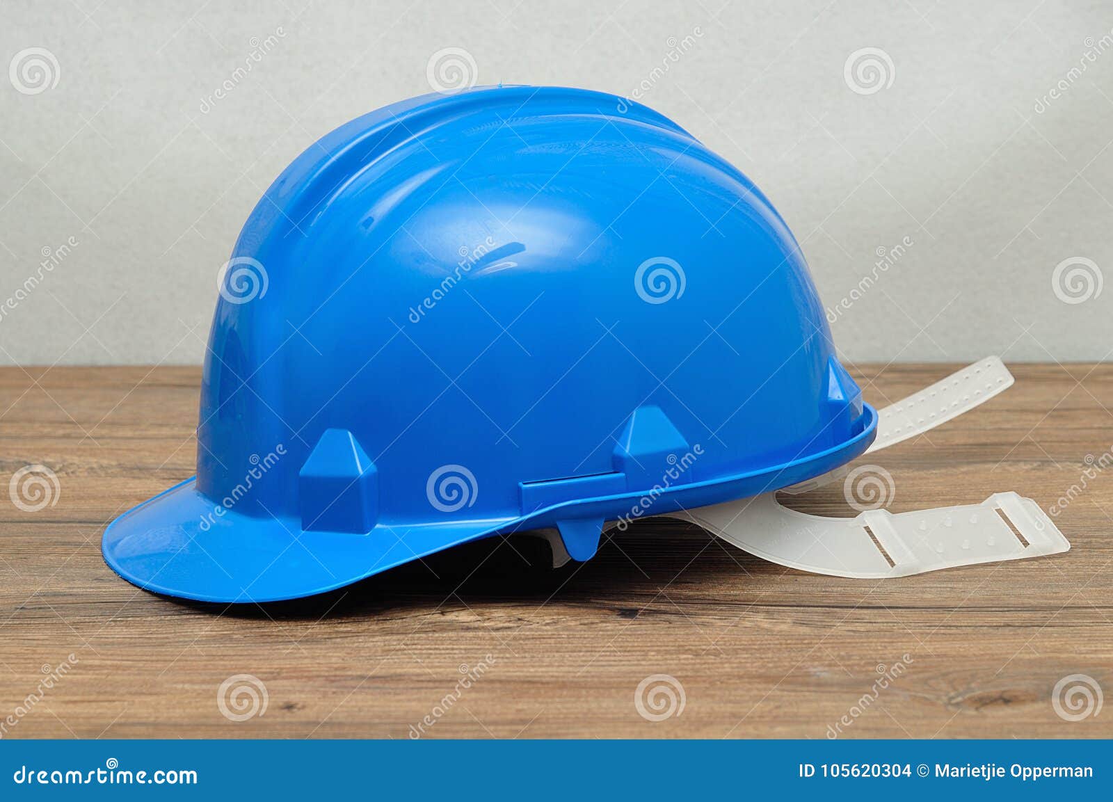 A blue hard hat stock photo. Image of color, concept - 105620304