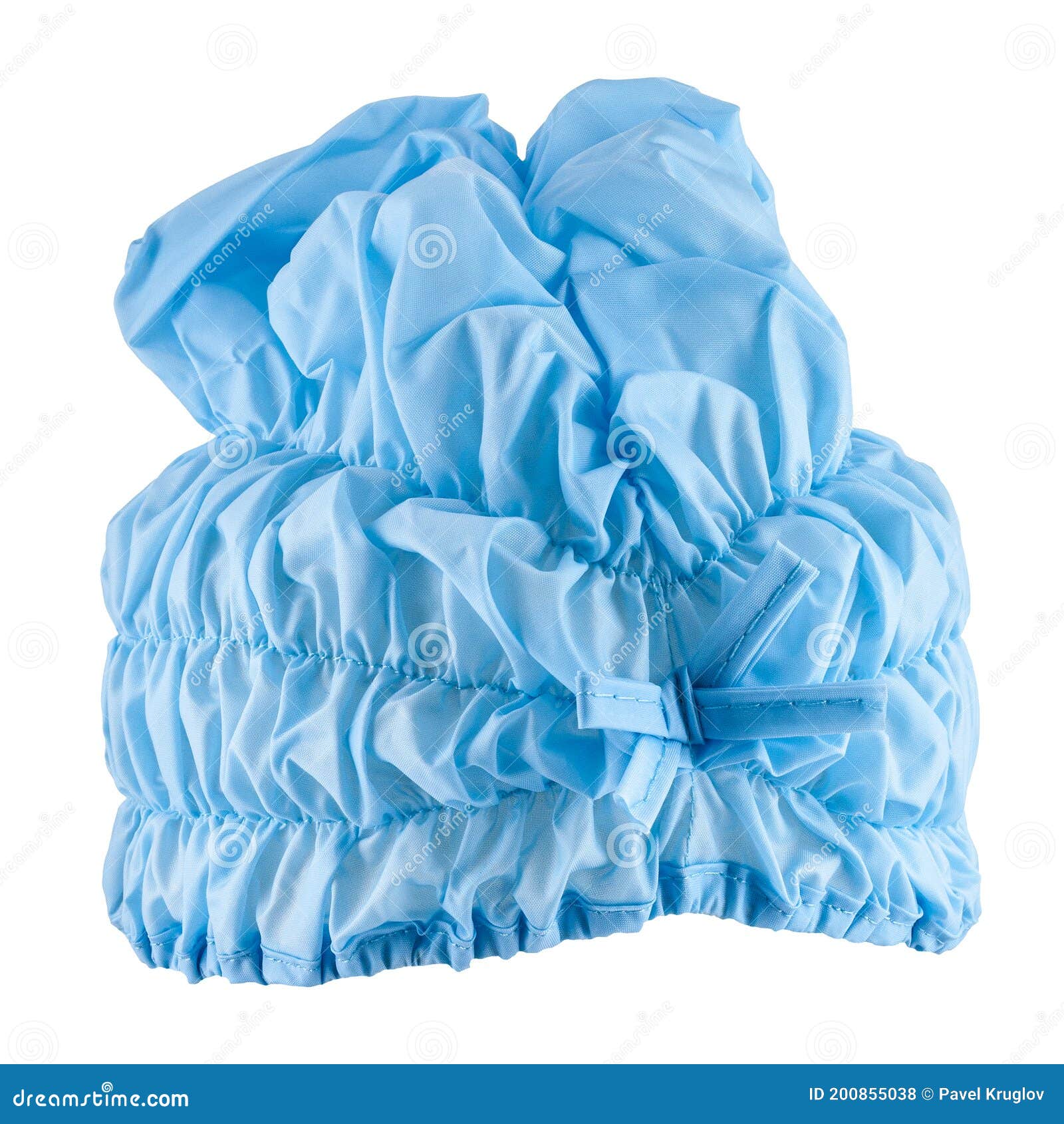 Blue Head Shaped Shower Cap on Invisible Mannequin Stock Photo - Image ...