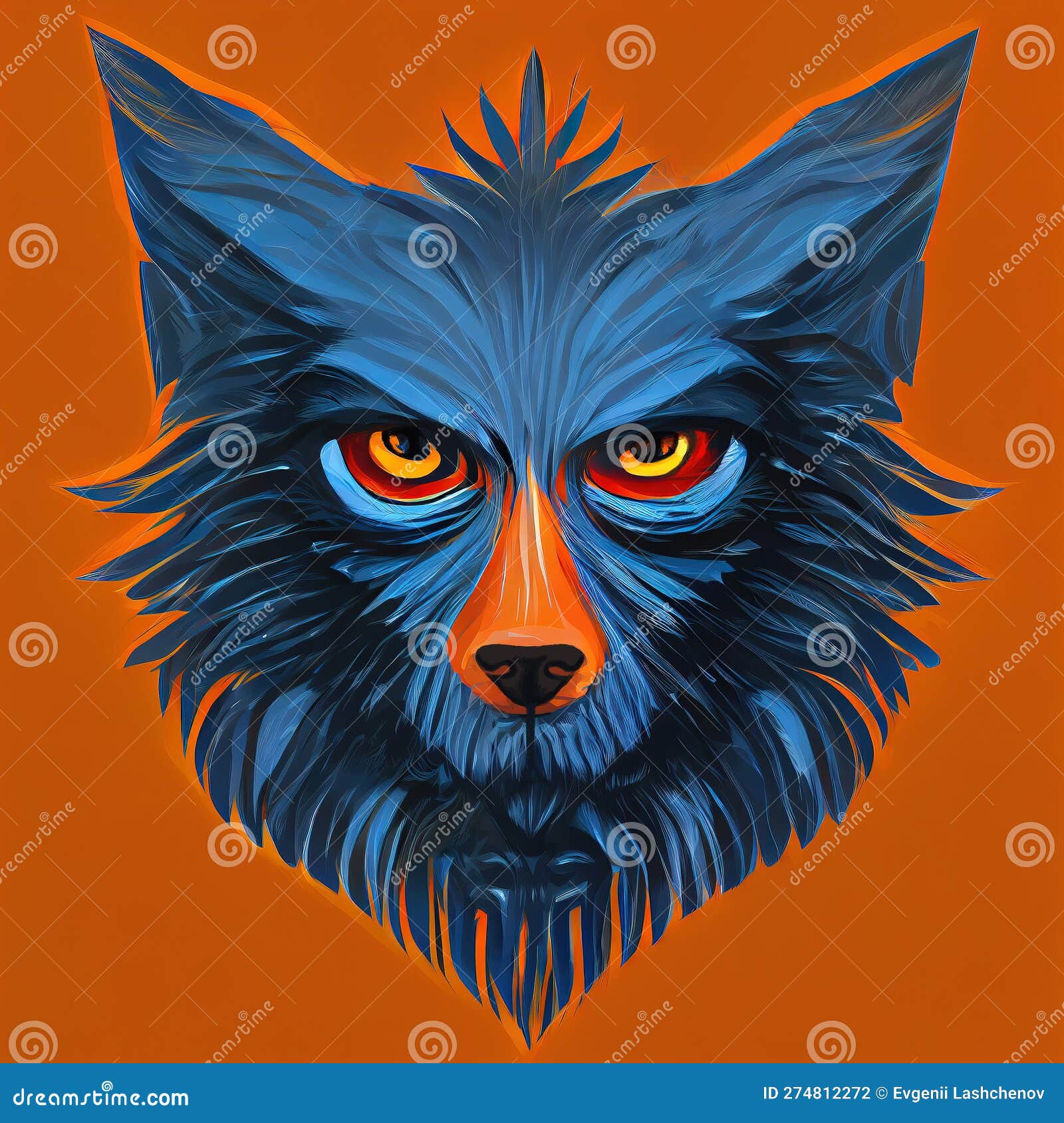 Wolf Werewolf Character Fairy Tale Illustration Cartoon | CartoonDealer ...