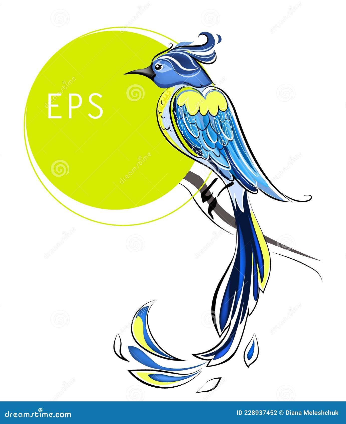 Bird Heaven Vector Illustration | CartoonDealer.com #55974338