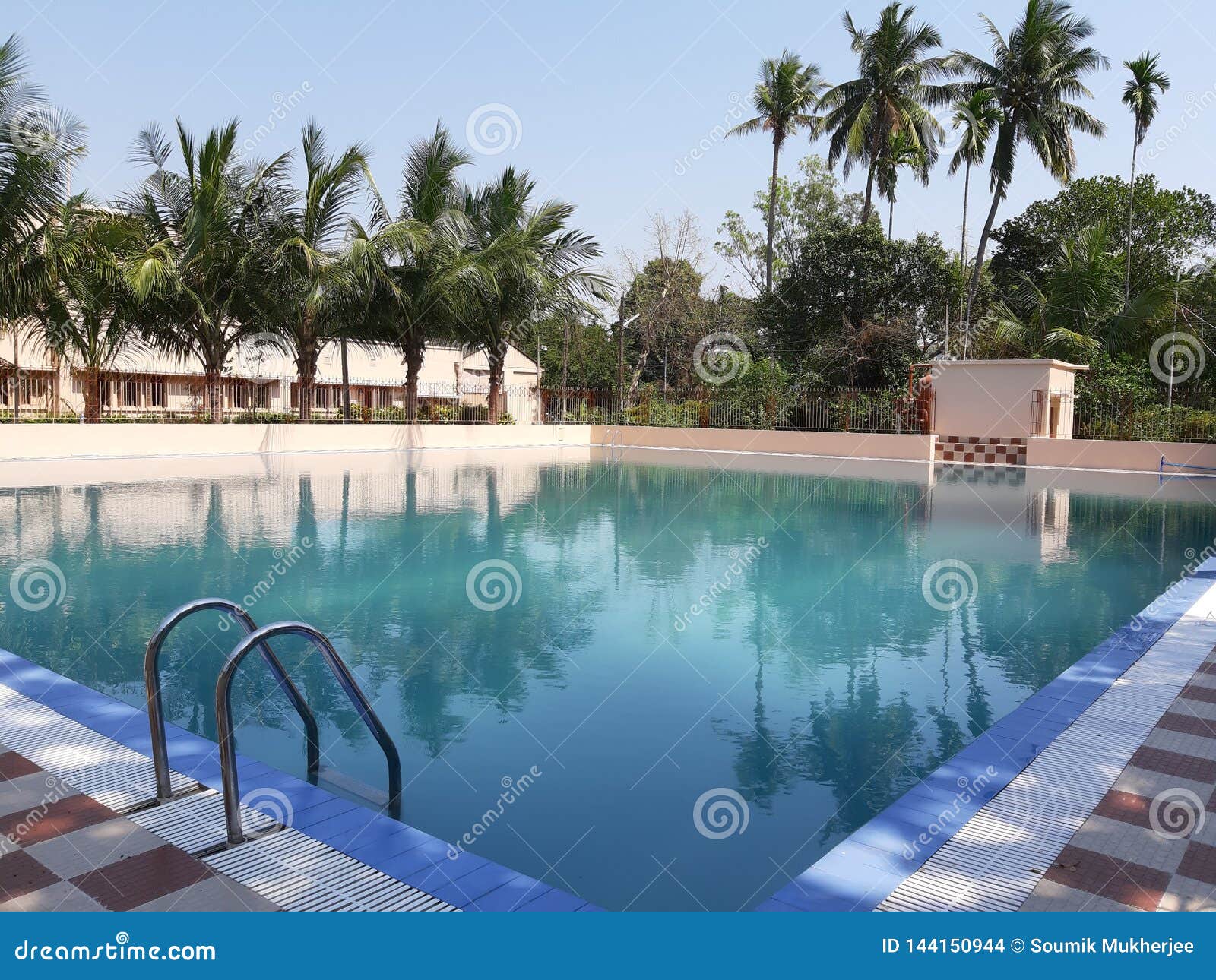Blue Heaven, the Swimming Pool Stock Photo - Image of heaven, park ...