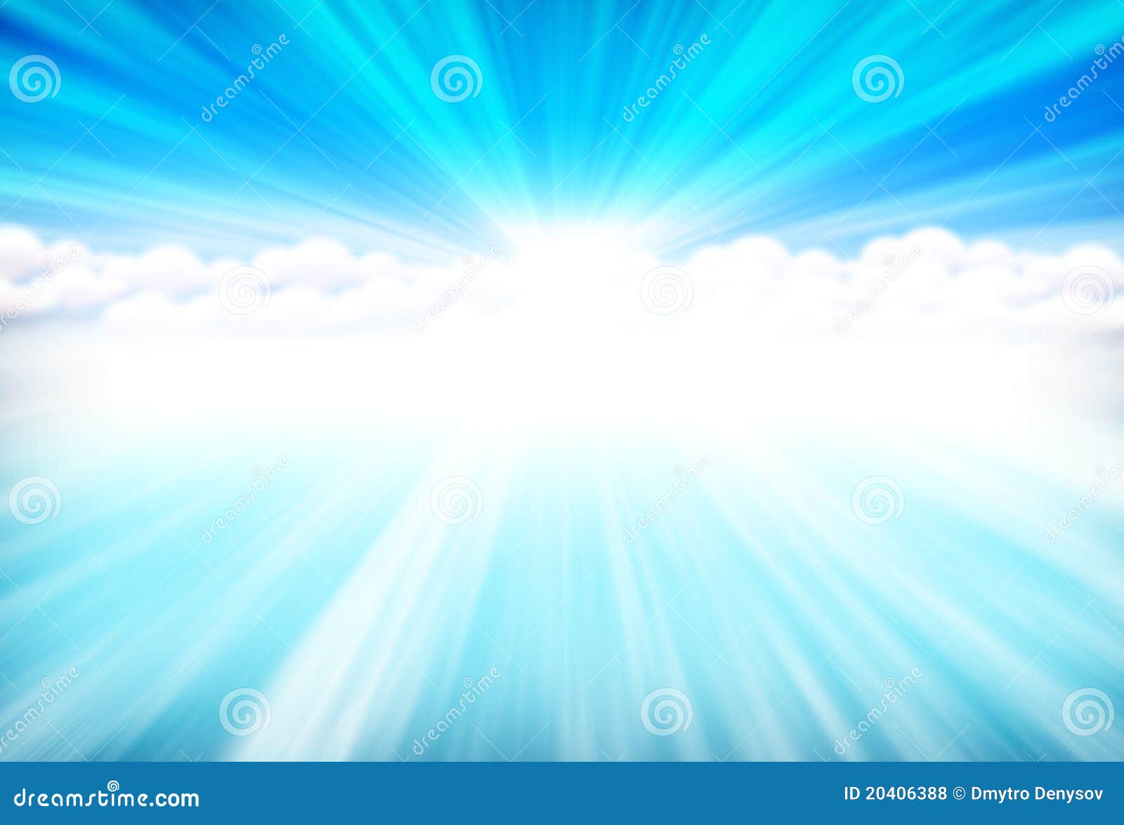 Blue heavens stock illustration. Illustration of dreamscape - 20406388
