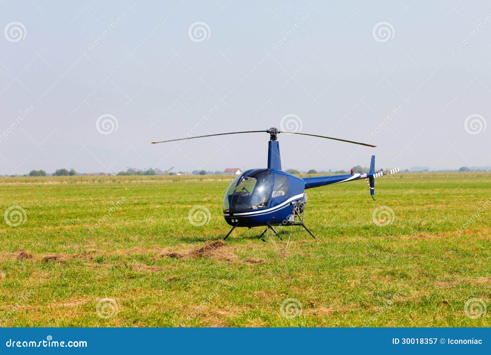 Blue Sky Helicopter Stock Image | CartoonDealer.com #81310861
