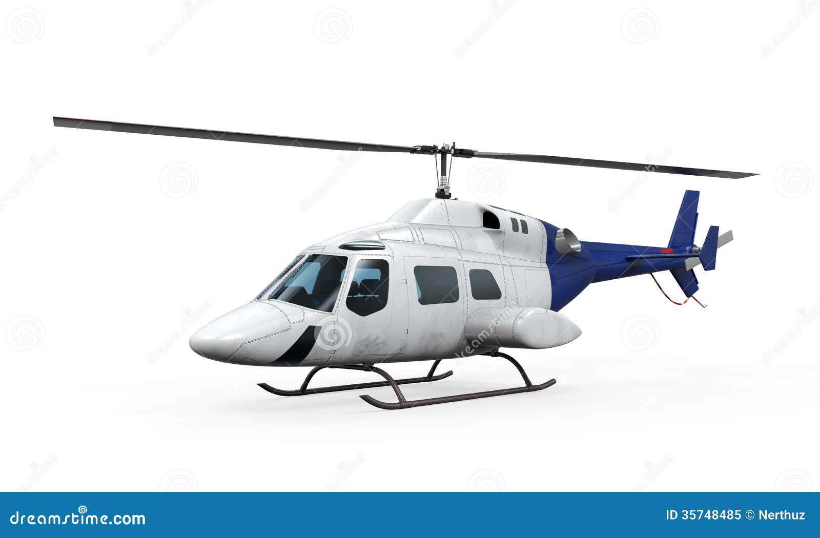 Blue Helicopter Aircraft Vehicle Icon Isolated On Transparent ...