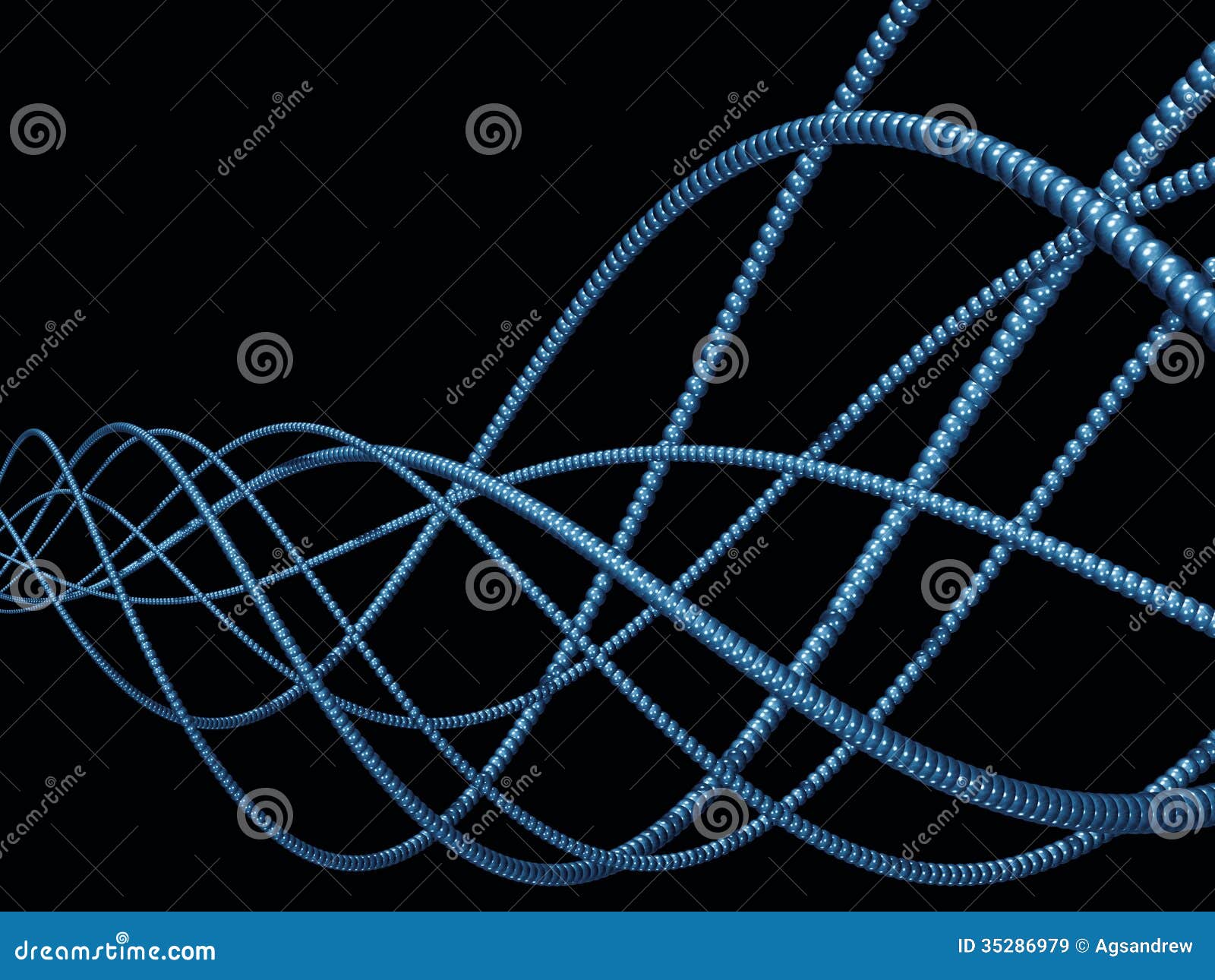 Blue Helix stock image. Image of movement, connection - 35286979