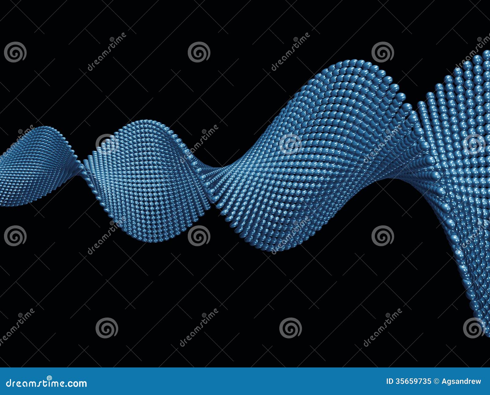 Blue Helix stock illustration. Illustration of connection - 35659735