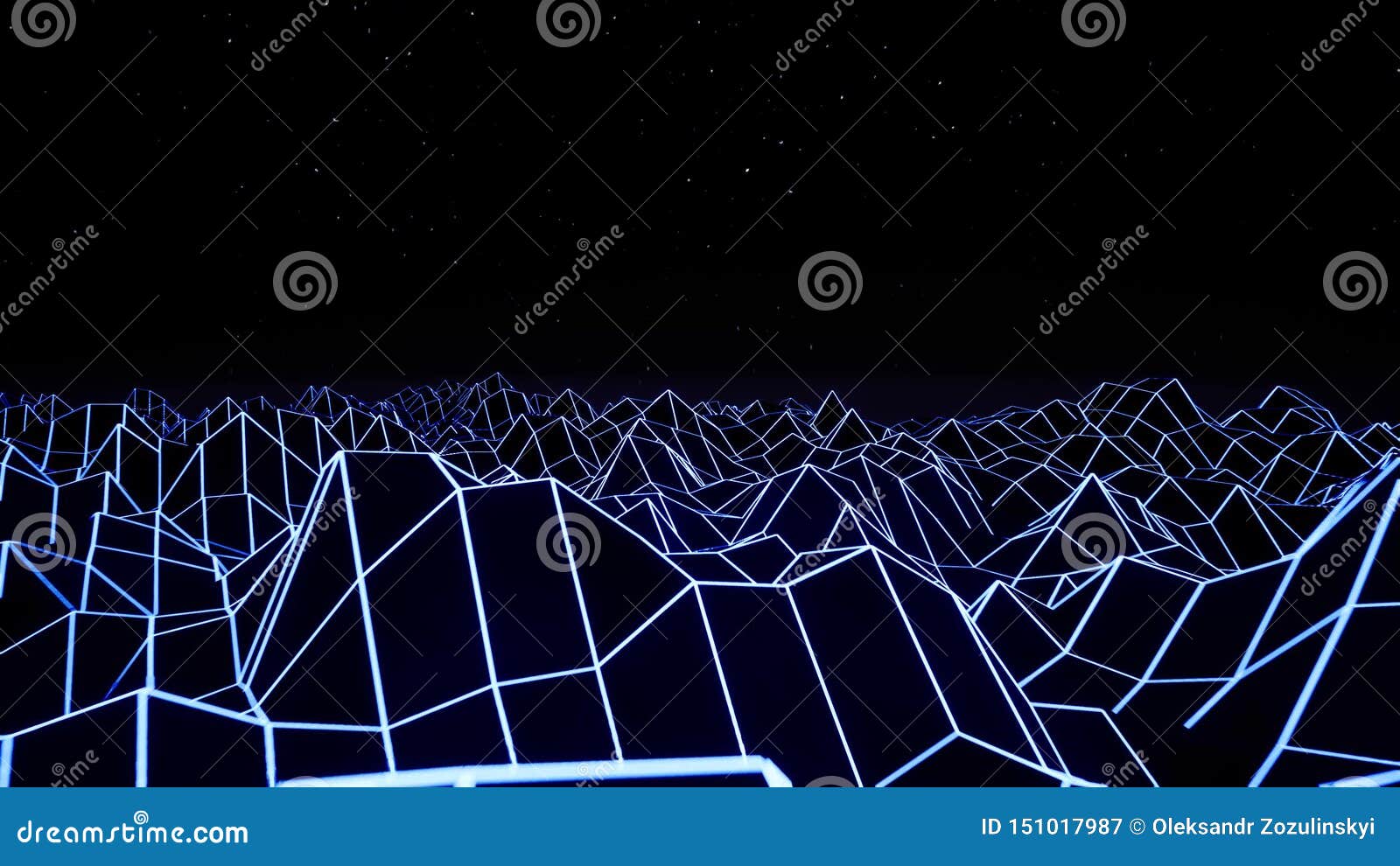 Blue Hexadecimal Big Data Digital Code. Futuristic Information ...