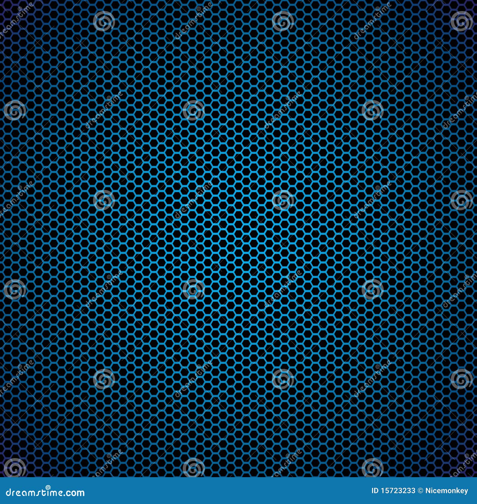 Blue Hexagon Metal Background Stock Vector - Illustration of textured ...