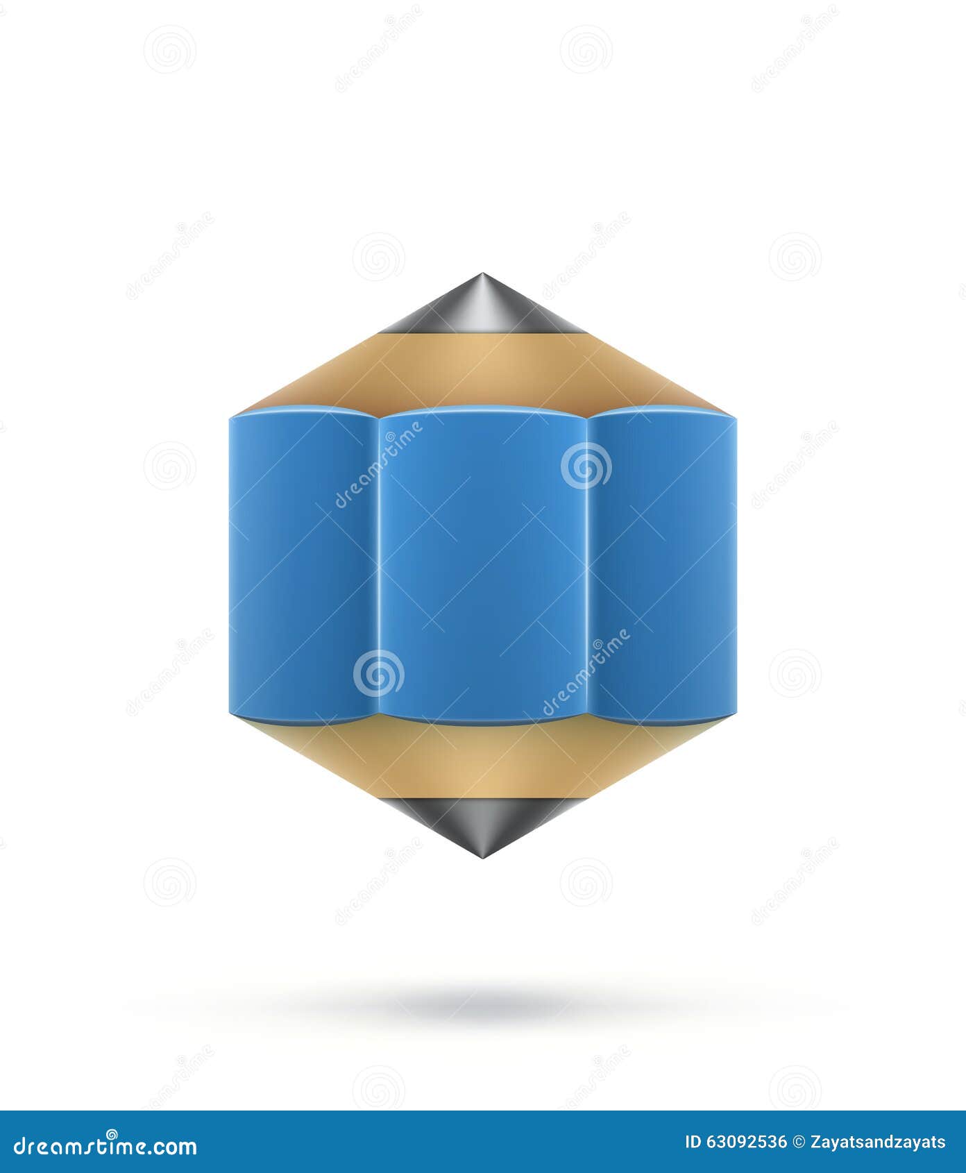 Hexagonal Pencil Stock Illustrations – 134 Hexagonal Pencil Stock ...