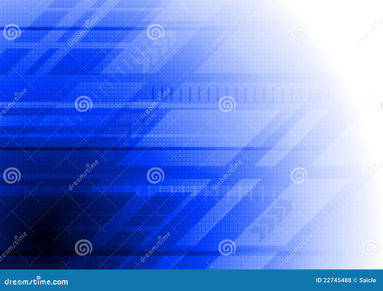 Blue hi-tech design stock vector. Illustration of abstraction - 22745488