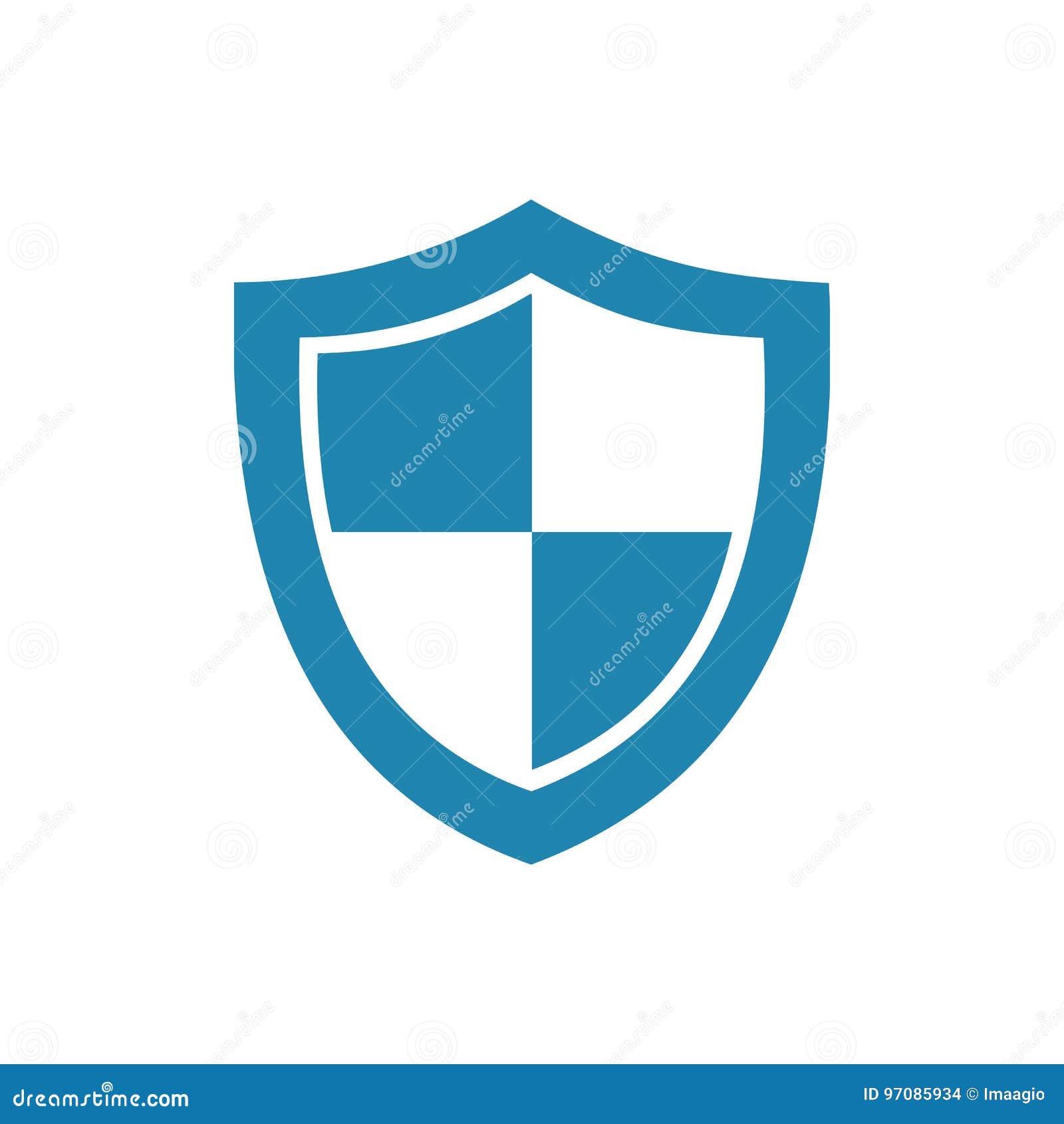 Blue High Security Shield Icon Stock Vector - Illustration of high ... Blue High Security Shield Icon Stock Vector - Illustration of high ...