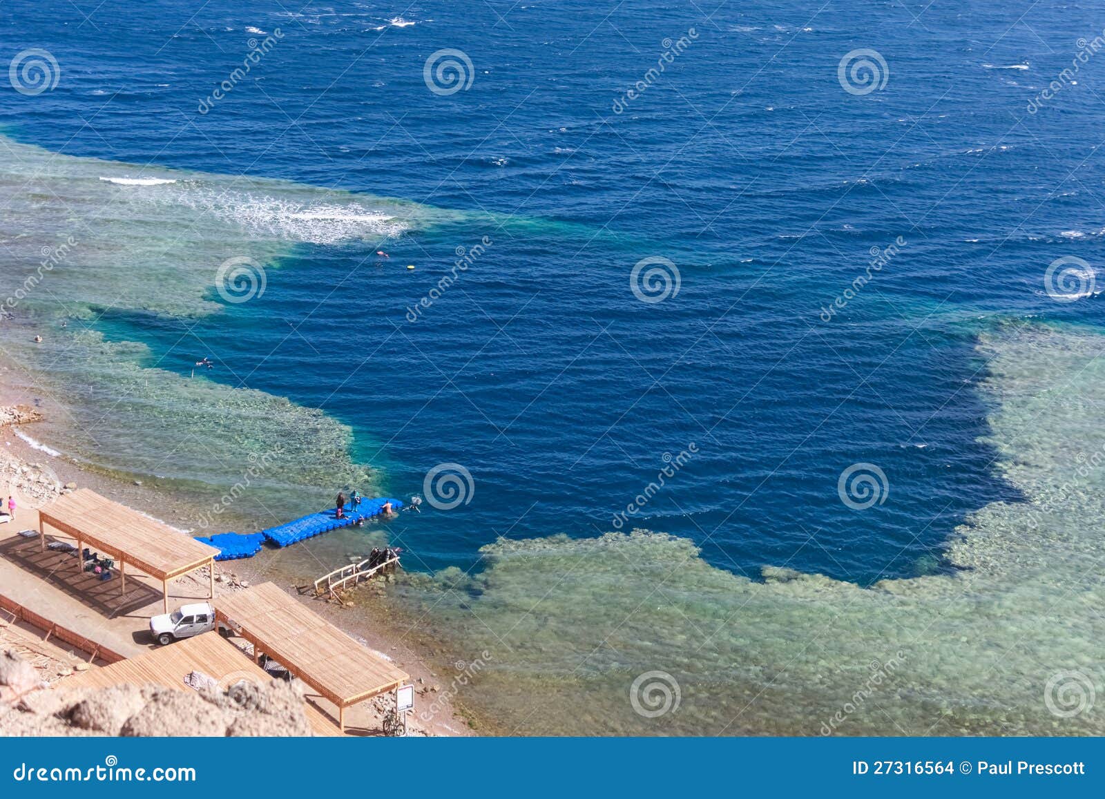 Blue Hole, Dahab, Egypt stock photo. Image of blue, aquatic - 27316564