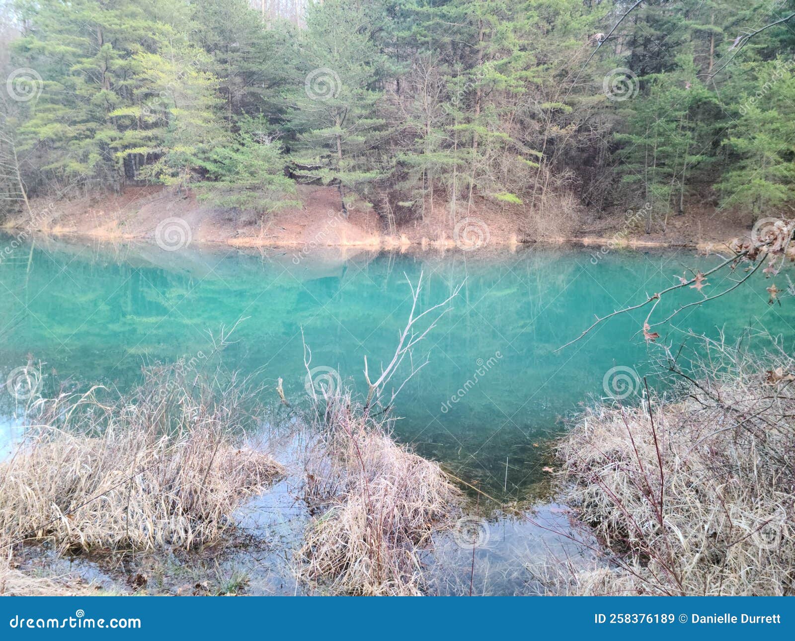 Blue hole in Ohio water stock image. Image of tree, waterway - 258376189