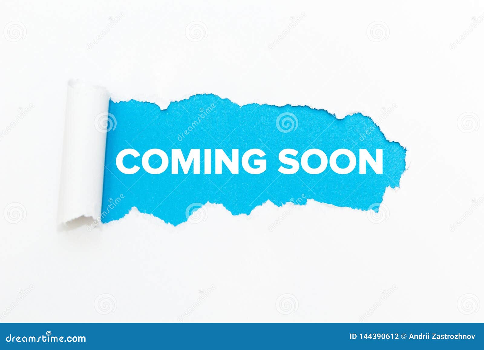 Blue Hole in White Paper. Coming Soon Stock Photo - Image of ... Blue Hole in White Paper. Coming Soon Stock Photo - Image of ...