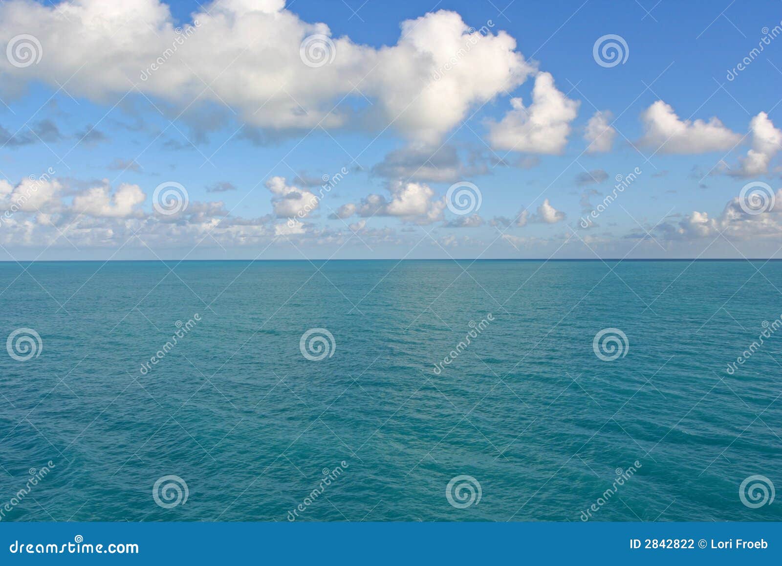 Blue Horizon stock photo. Image of turquoise, water, horizon - 2842822