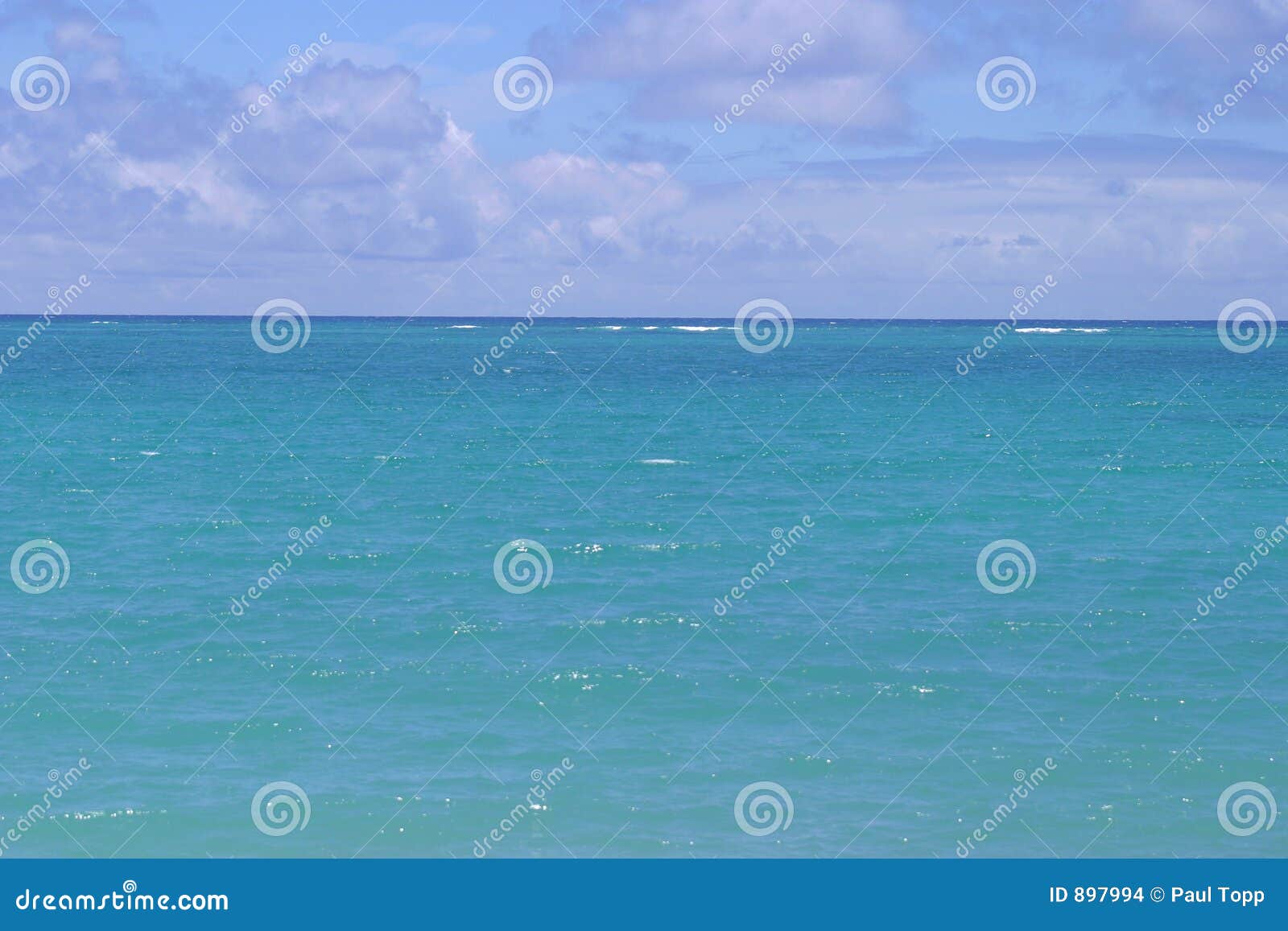 Blue Horizon on the Ocean stock photo. Image of coast, vacation - 897994