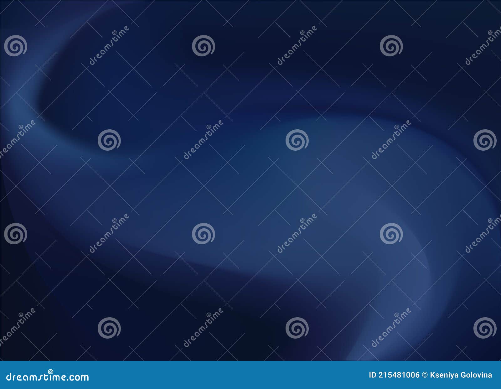 Blue Horizontal Background with Gradient, Abstract Waves Stock Vector ...