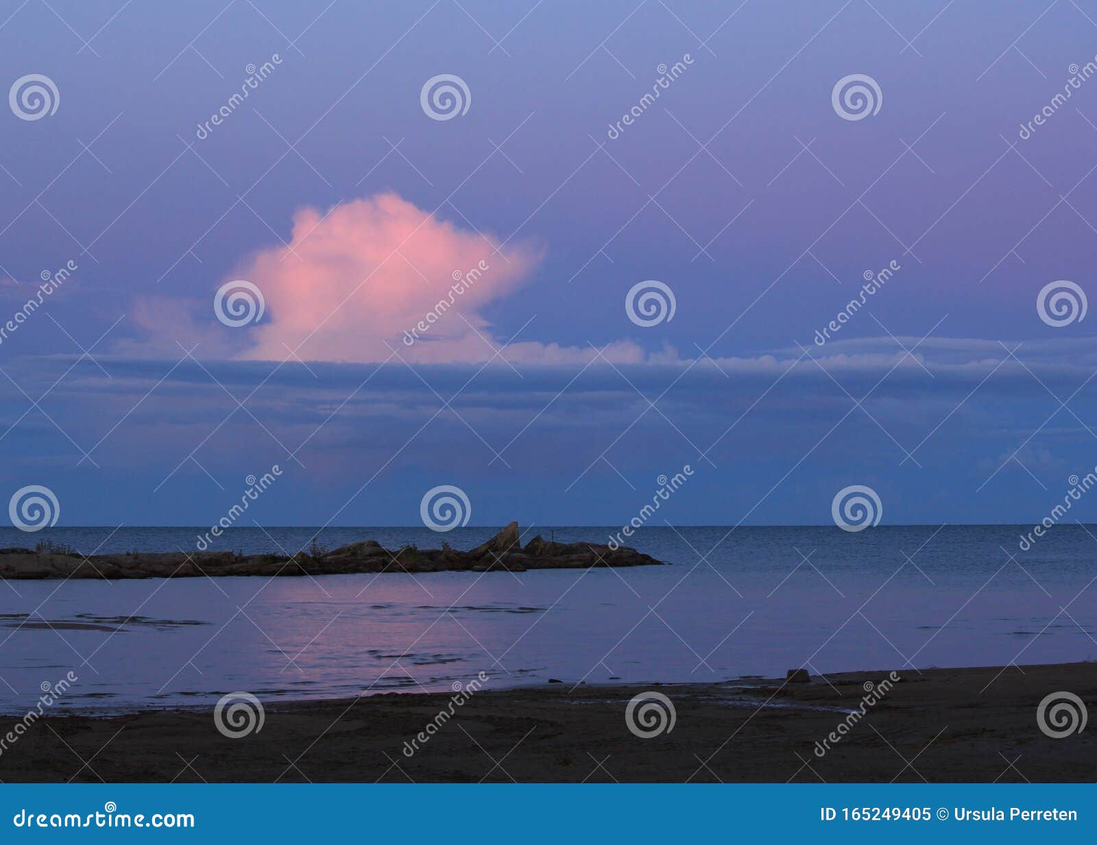 Blue Hour at Lake Vanern, Sweden Stock Image - Image of lake, europe ...