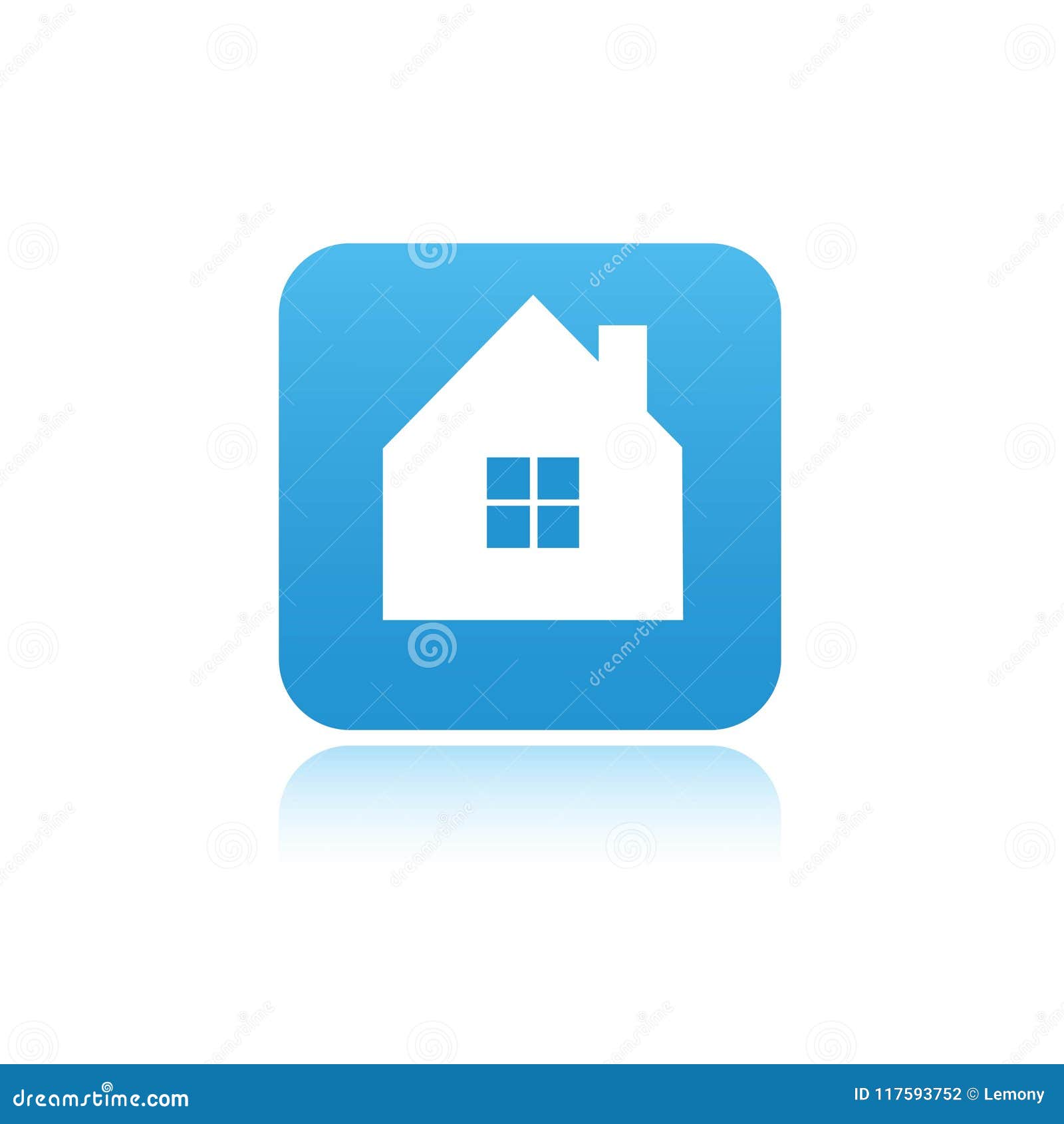 Blue House Icon