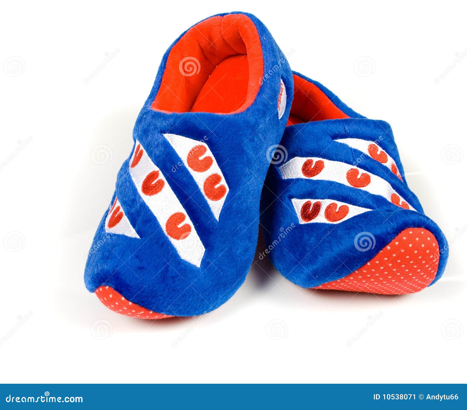 Blue house slippers stock image. Image of accessory, fluffy - 10538071