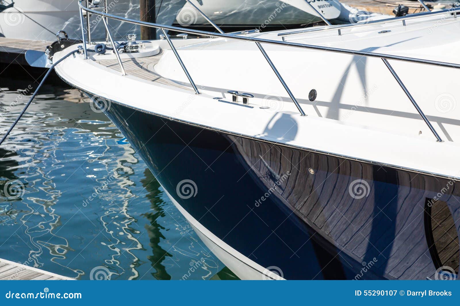 Blue Hull on Yacht stock image. Image of sailboat, blue - 55290107