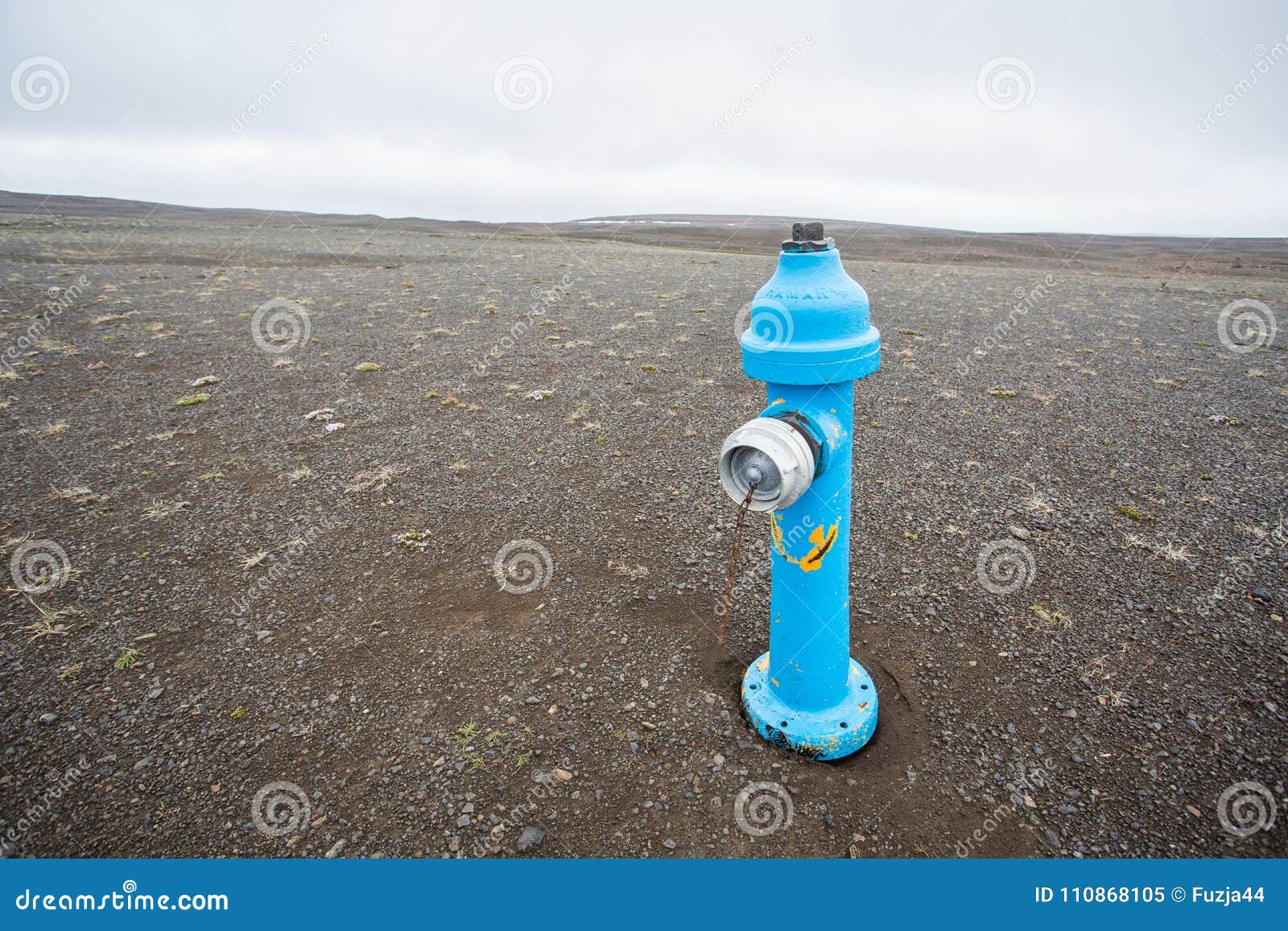 Blue Hydrant And Red Hydrant Cabinet Royalty-Free Stock Image ...