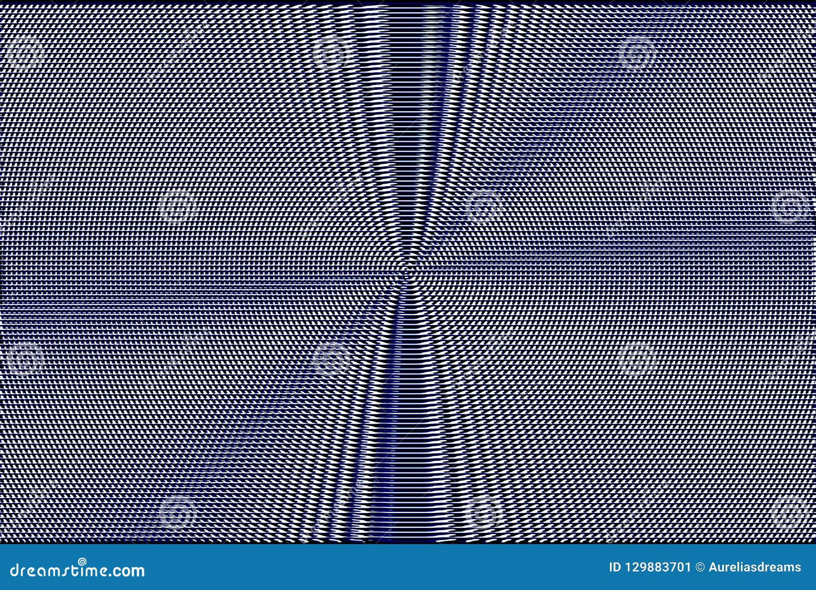 Blue Hypnotic Optical Illusion Background. Abstract Mosaic Texture ...