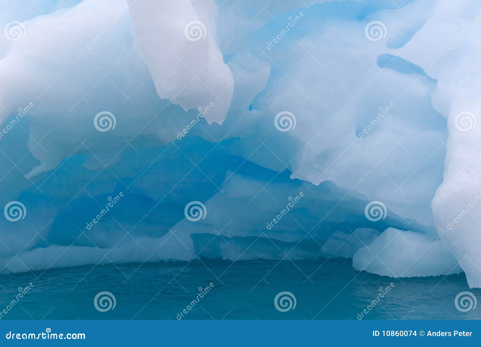 Blue ice stock photo. Image of cold, glacier, melting - 10860074