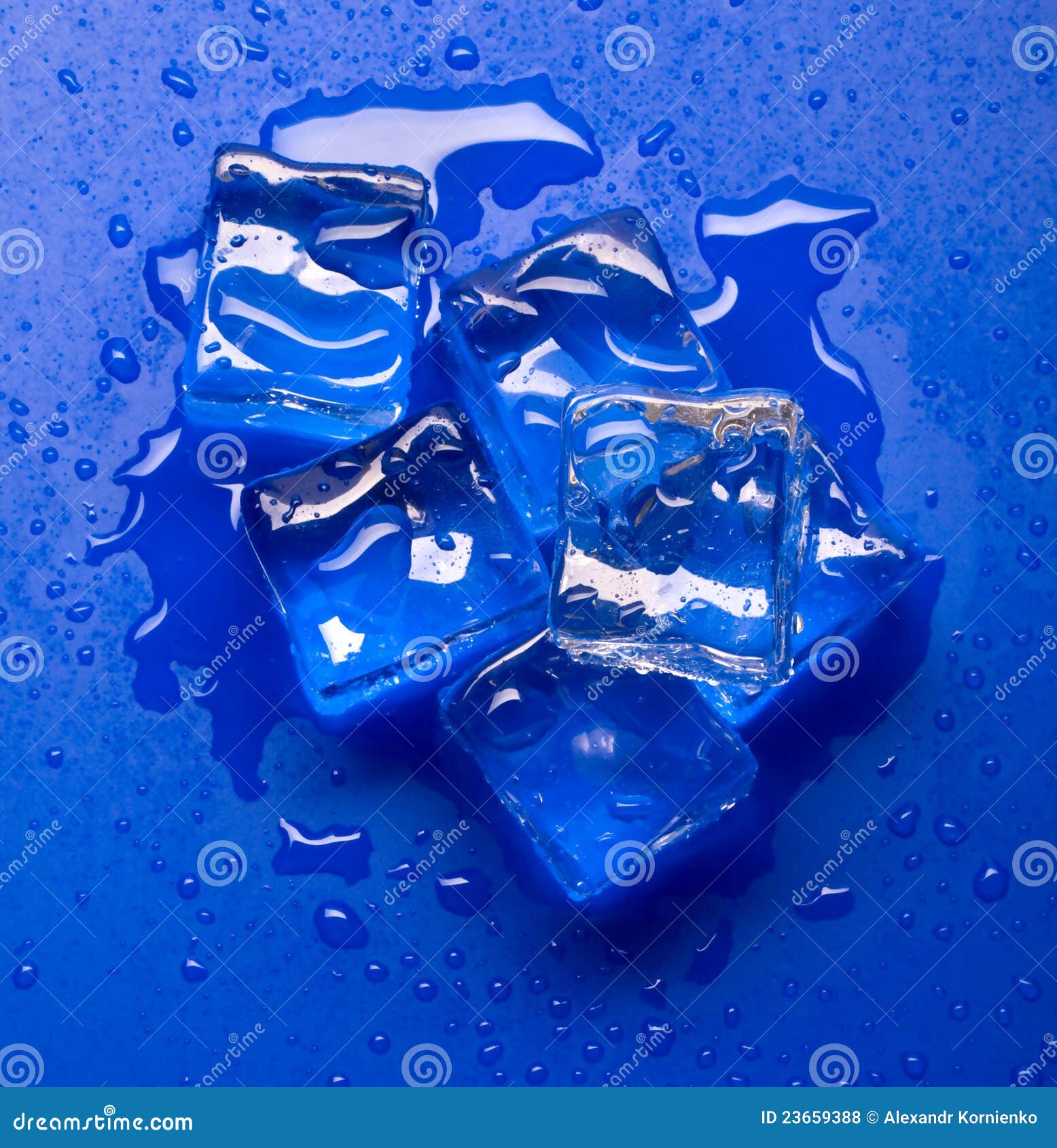 Blue ice stock photo. Image of objects, light, glisten - 23659388