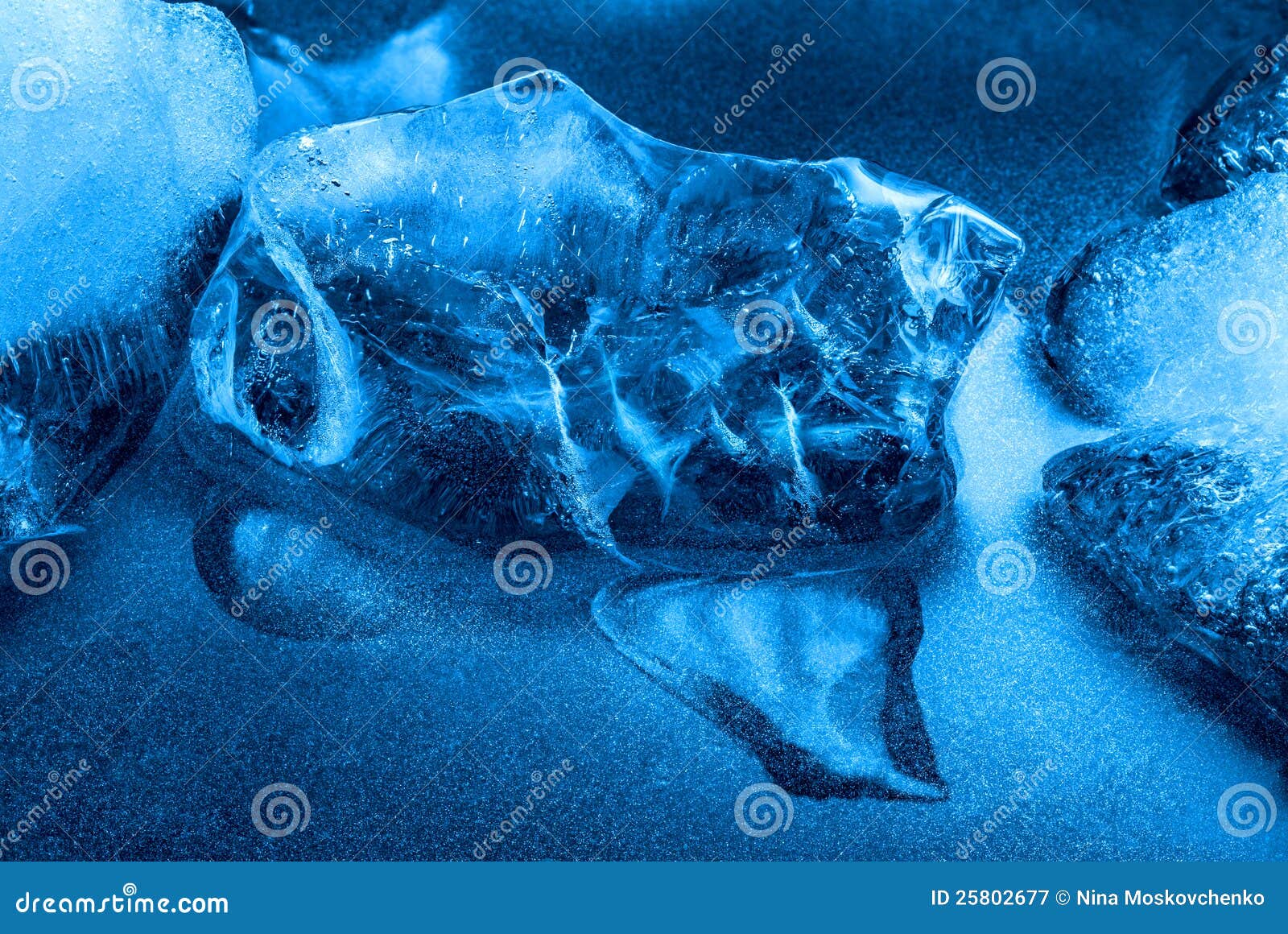 Blue ice stock image. Image of blue, melt, glow, clear - 25802677