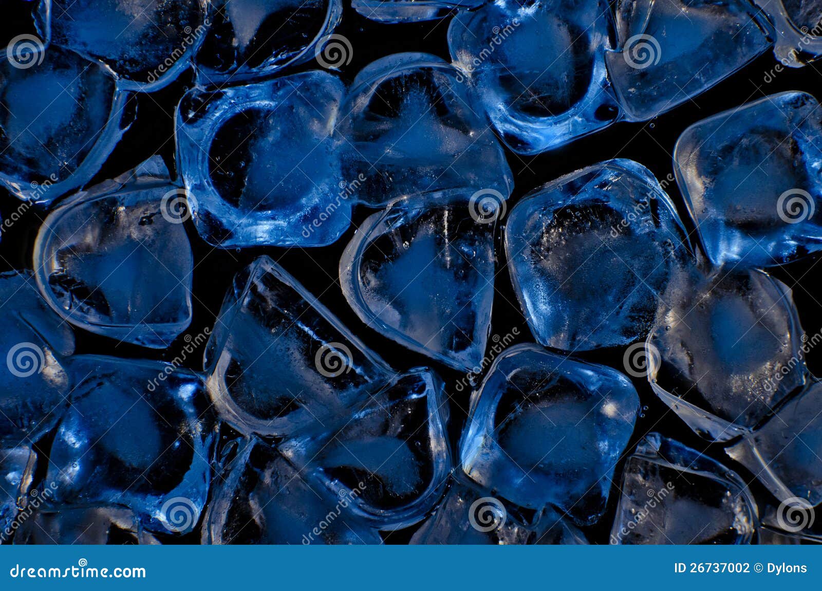 Blue Ice stock photo. Image of stimulate, cold, cubes - 26737002
