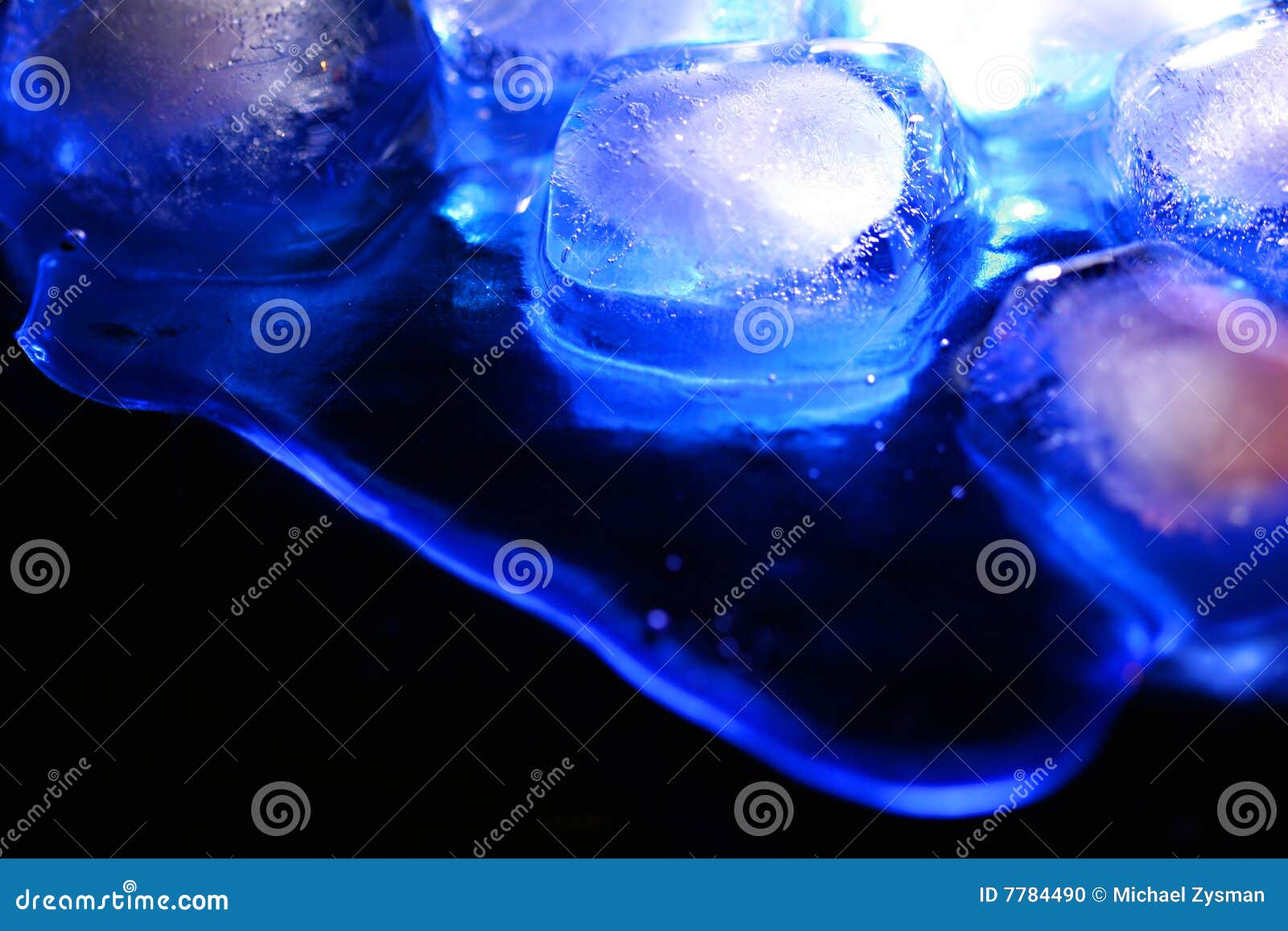 Blue Ice stock photo. Image of chilled, clear, abstract - 7784490